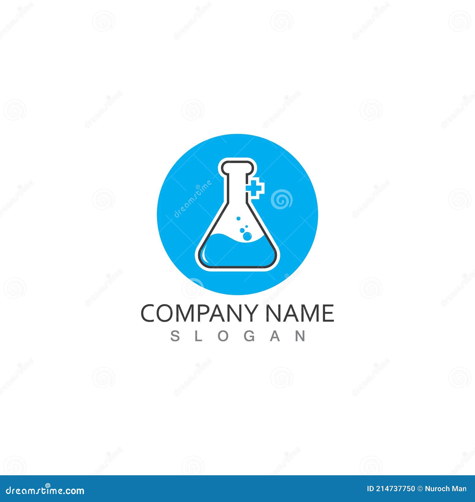 Health Medical Lab Logo Template Vector Illustration. Stock Vector ...