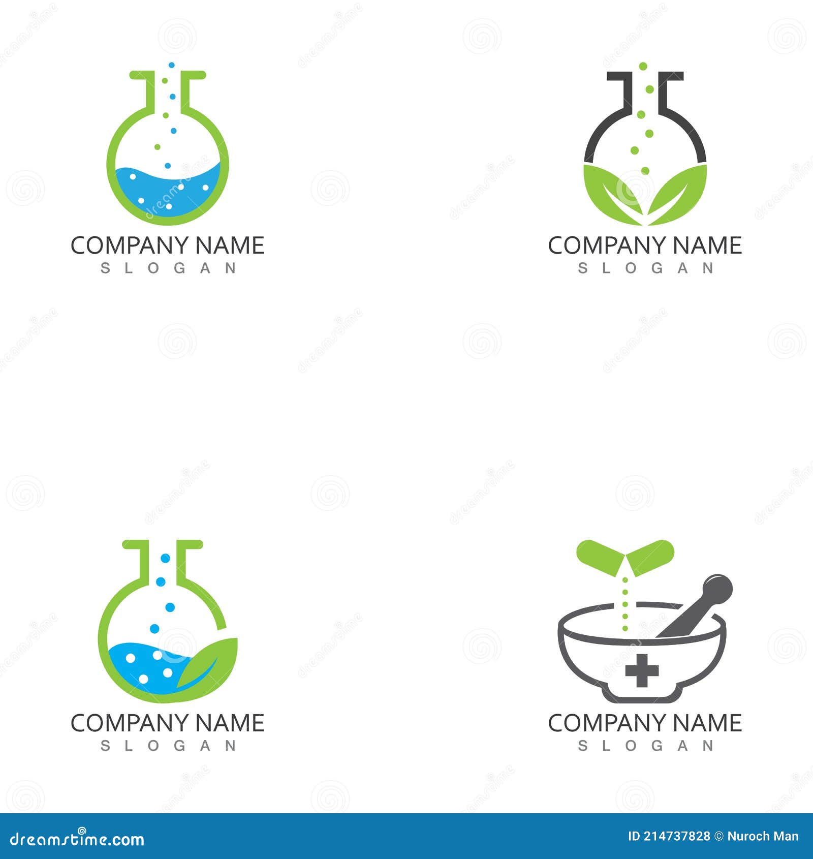 Health Medical Lab Logo Template Vector Illustration. Stock Vector ...