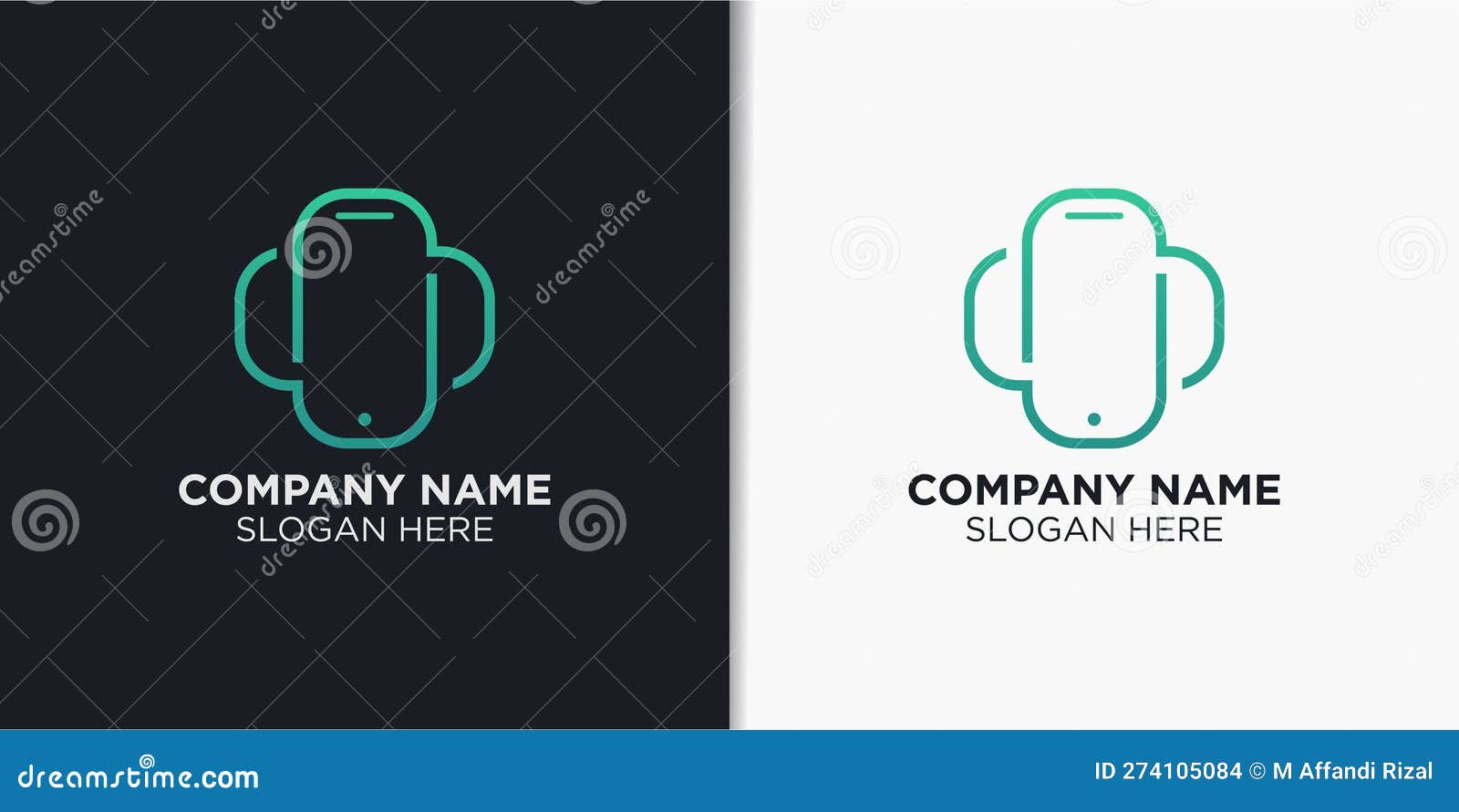 Health Mobile Logo Design Vector Stock Vector - Illustration of ...