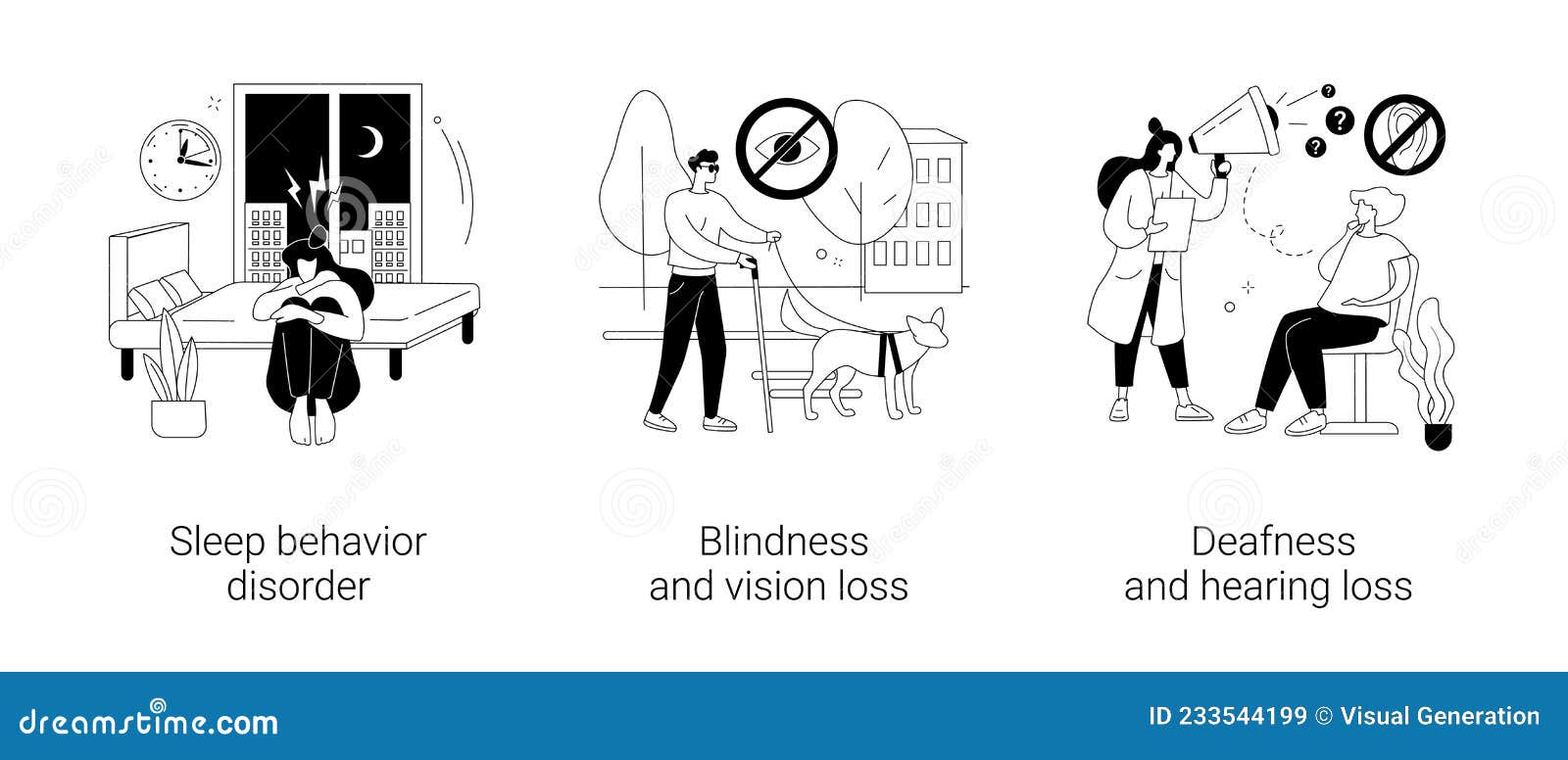 Health Problems Abstract Concept Vector Illustrations. Stock Vector ...