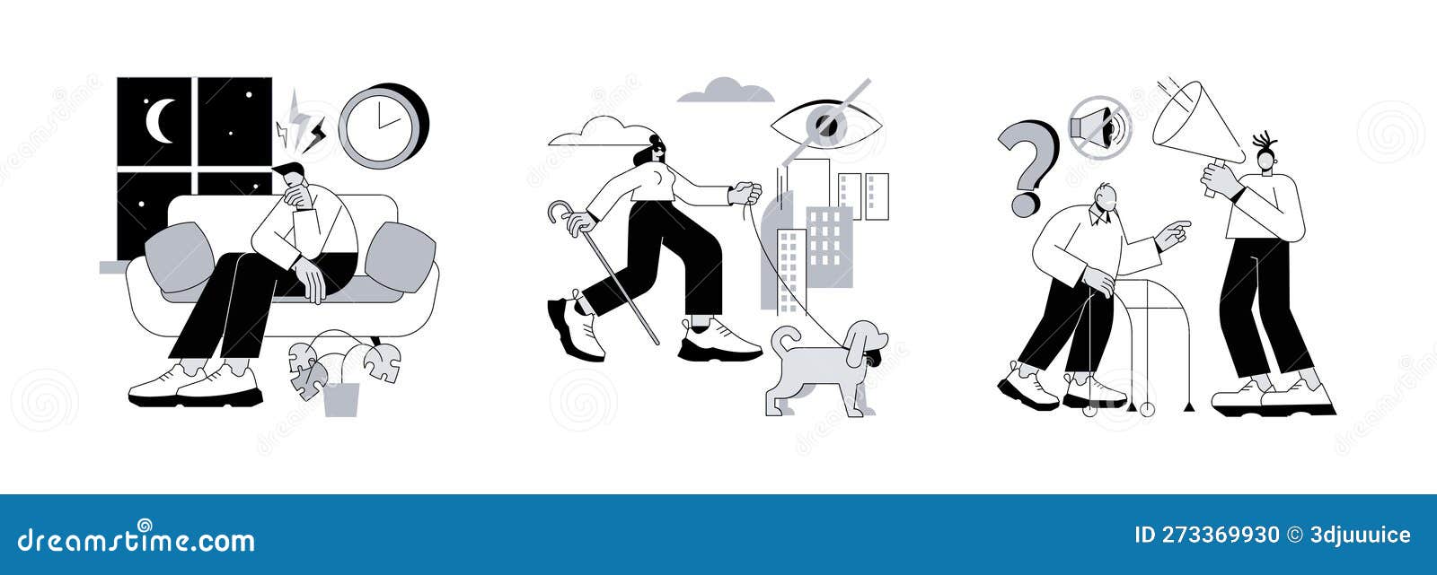 Health Problems Abstract Concept Vector Illustrations. Stock Vector ...