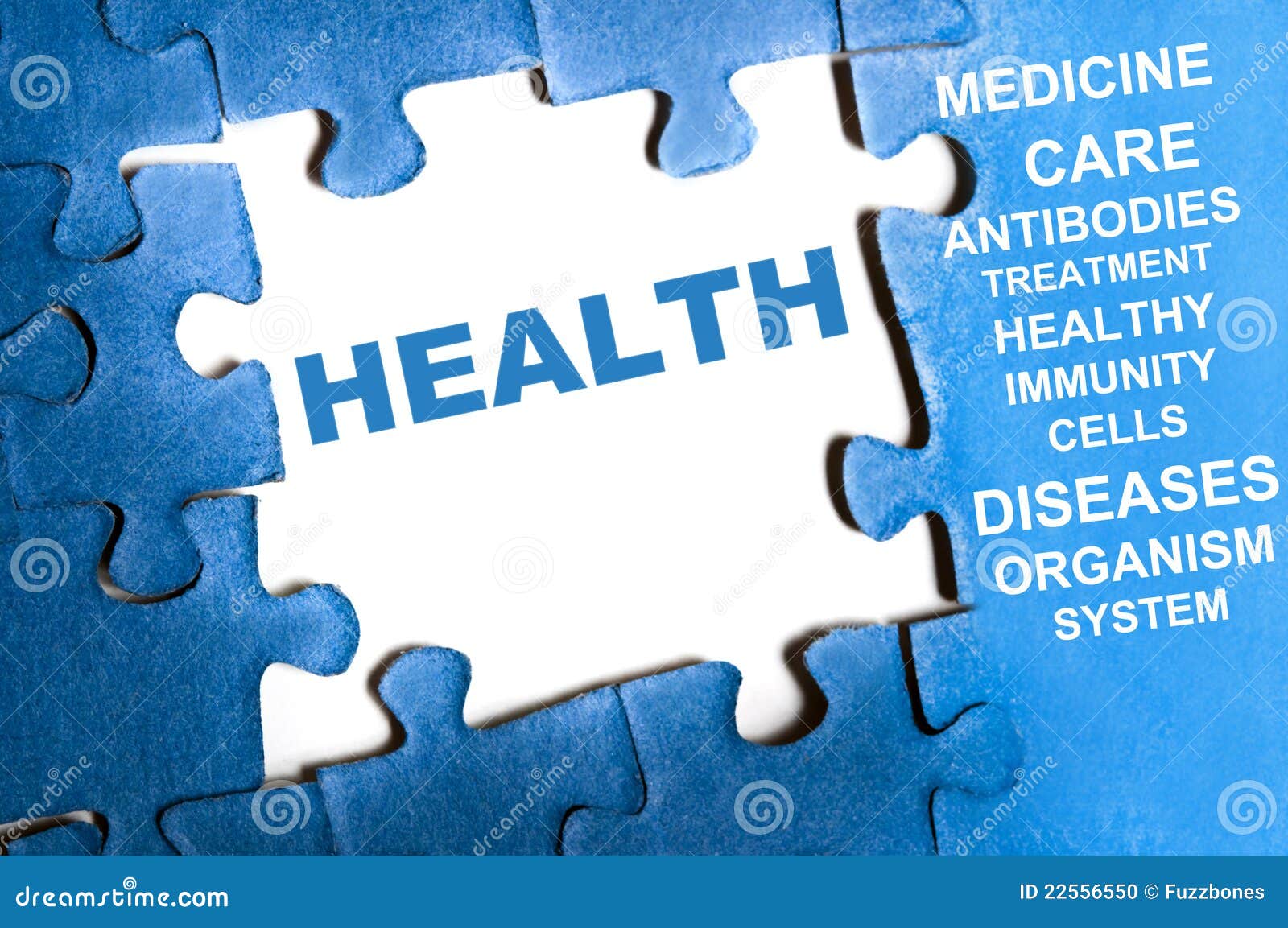 Health puzzle stock photo. Image of healthy, message - 22556550