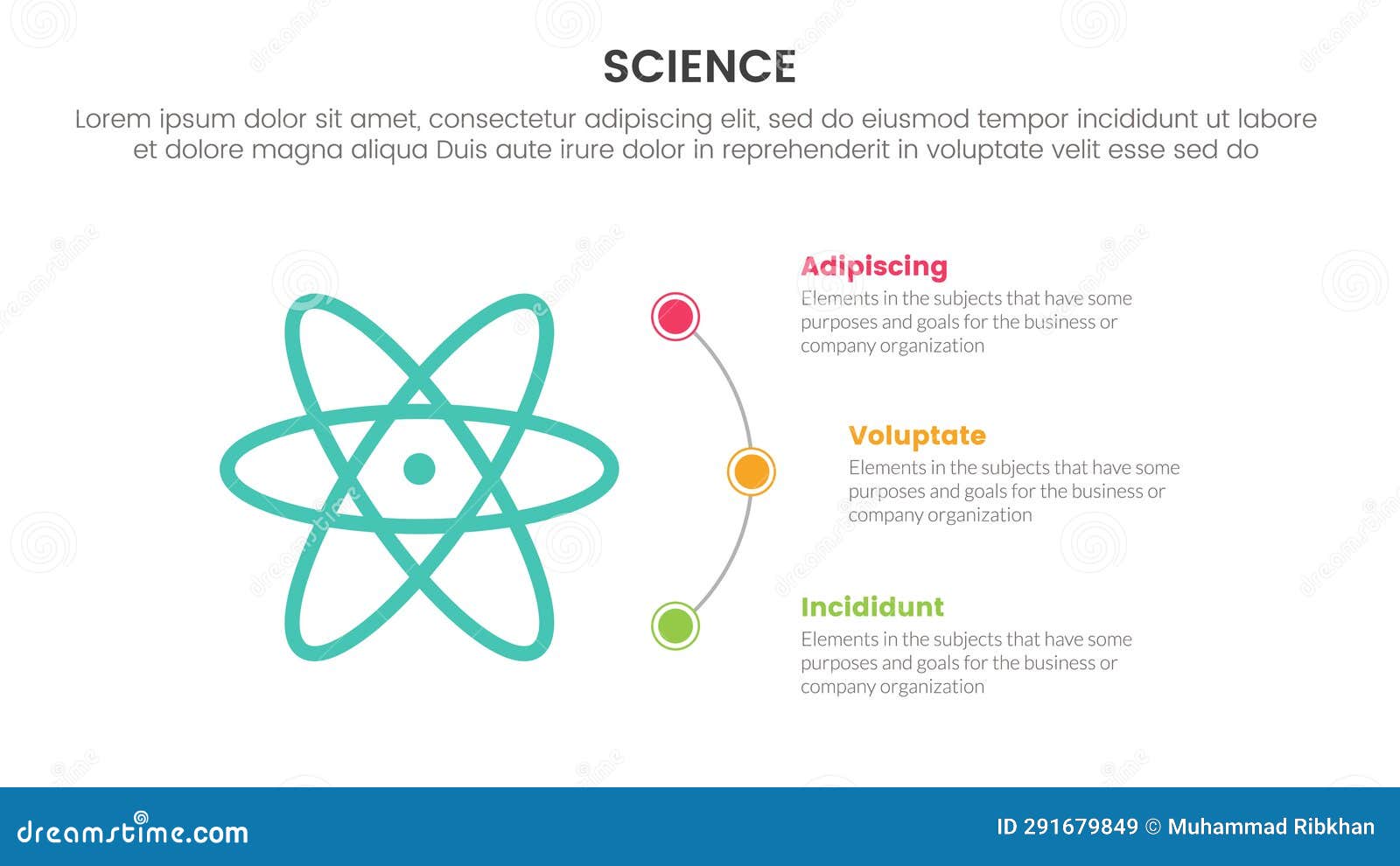 Health and Science Research Infographic 4 Point Stage Template with ...