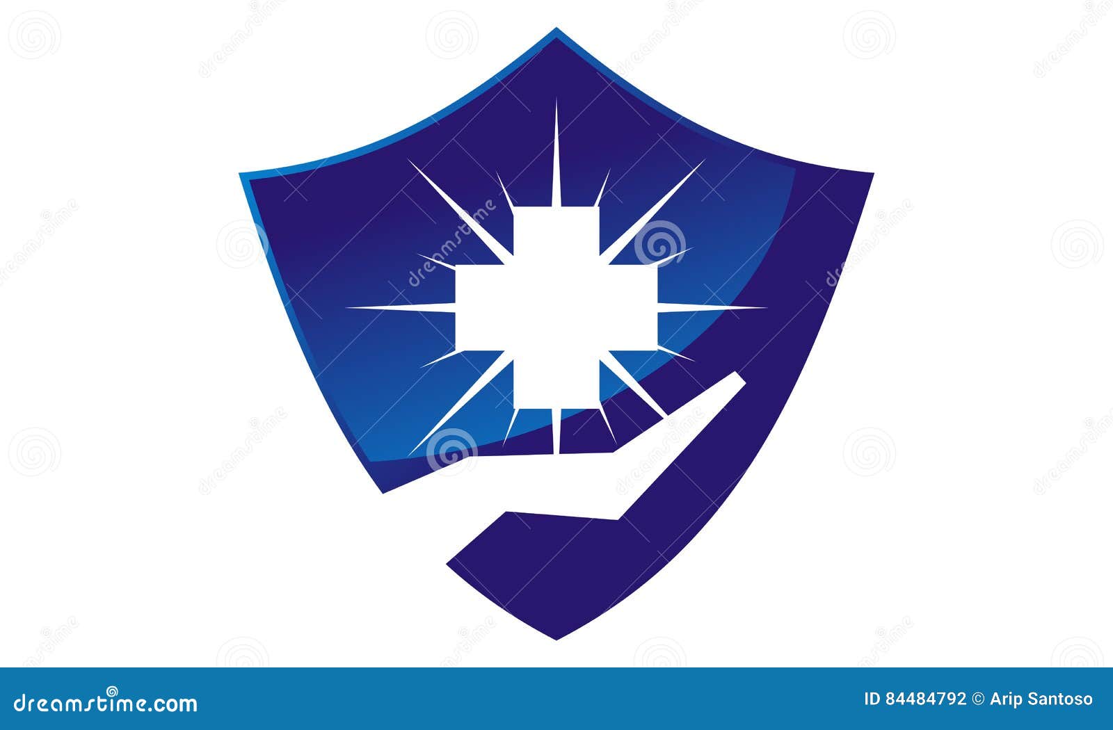 Health Shield Insurance stock vector. Illustration of healthy - 84484792