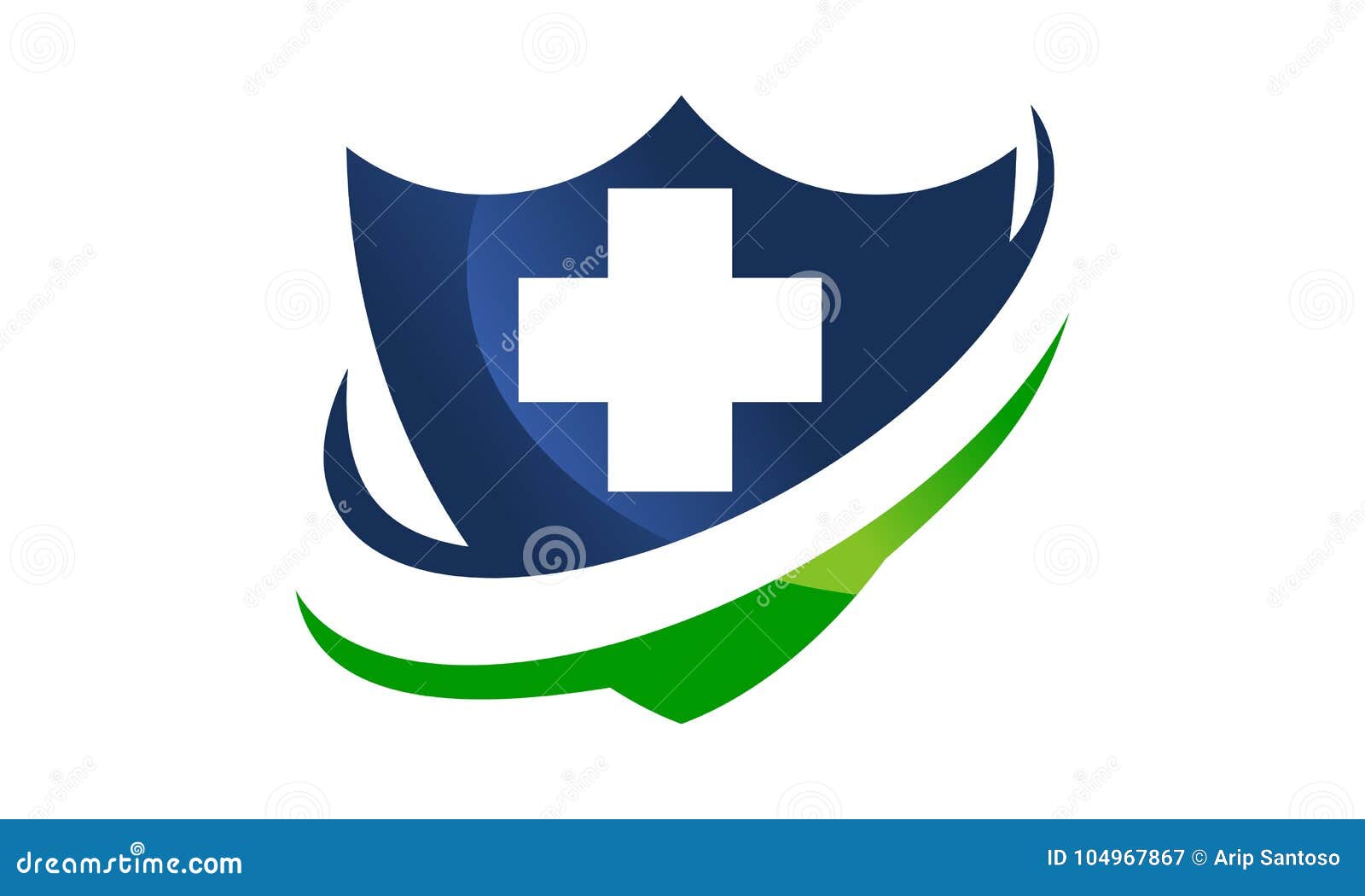 Health Shield Template stock vector. Illustration of health - 104967867