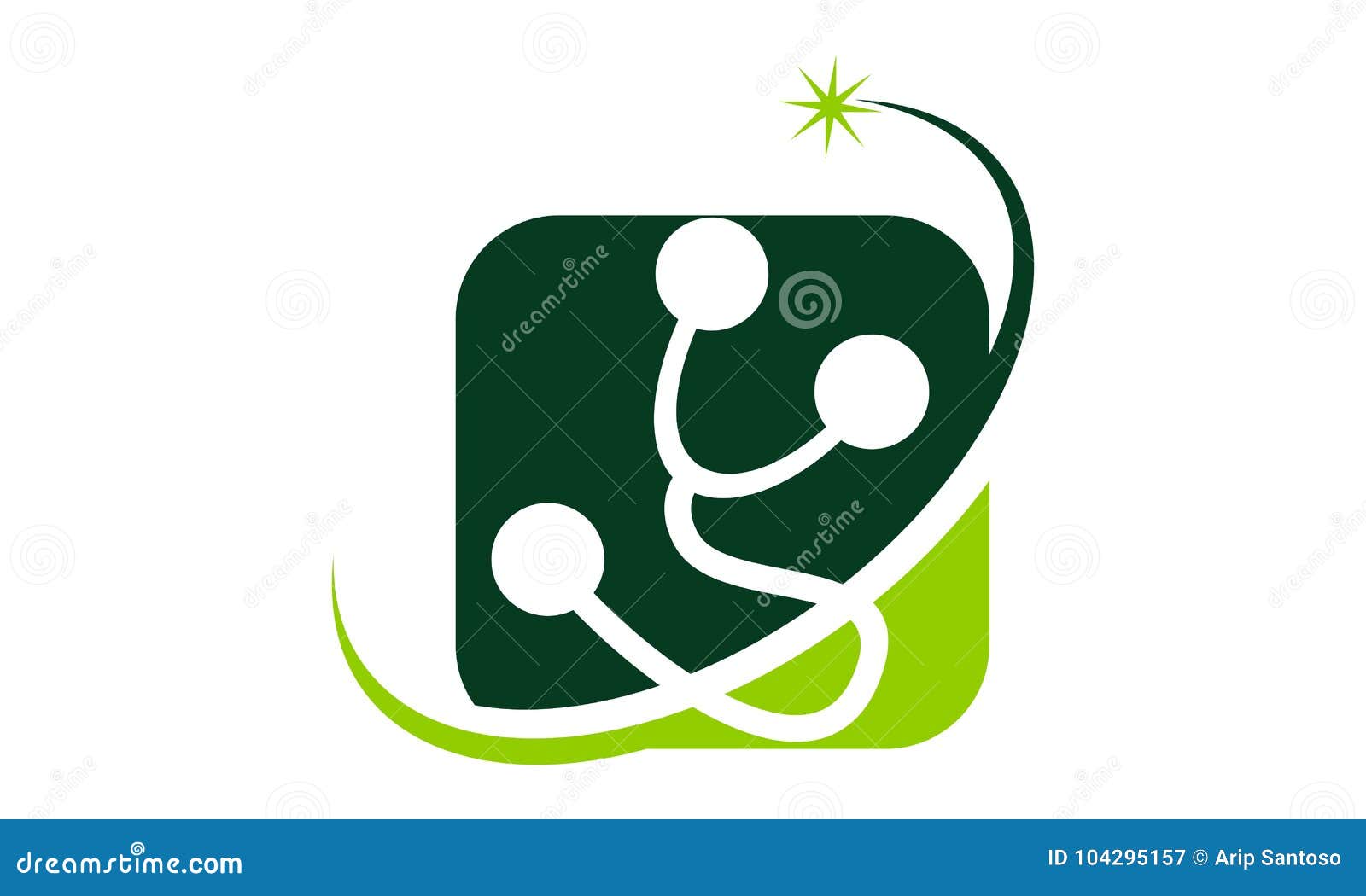 Health Solutions Template stock vector. Illustration of emblem - 104295157