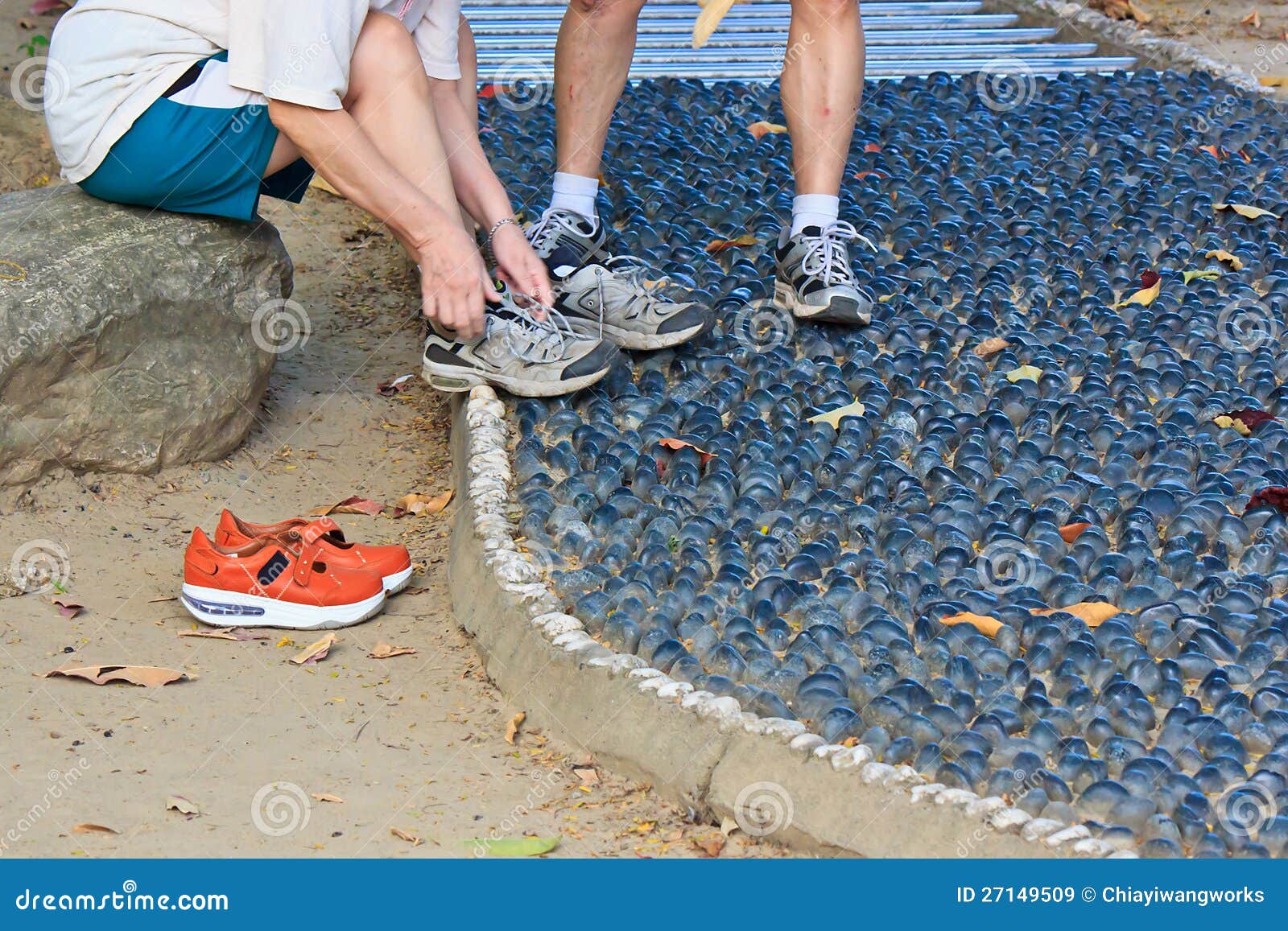 Health stone path stock image. Image of action, stone - 27149509