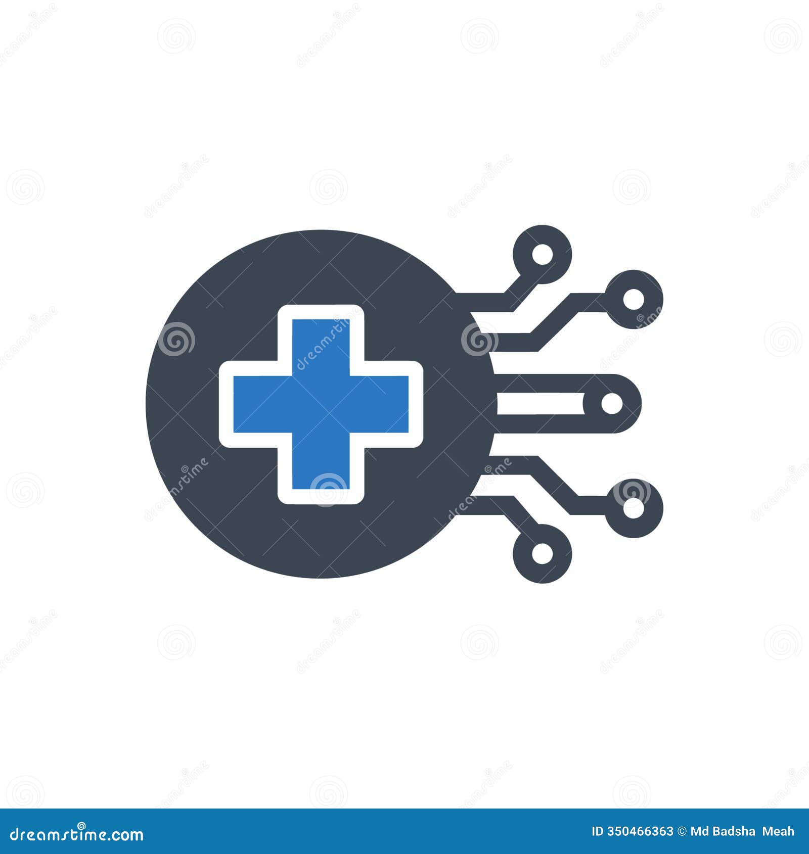 Health Technology Icon stock vector. Illustration of sign - 350466363