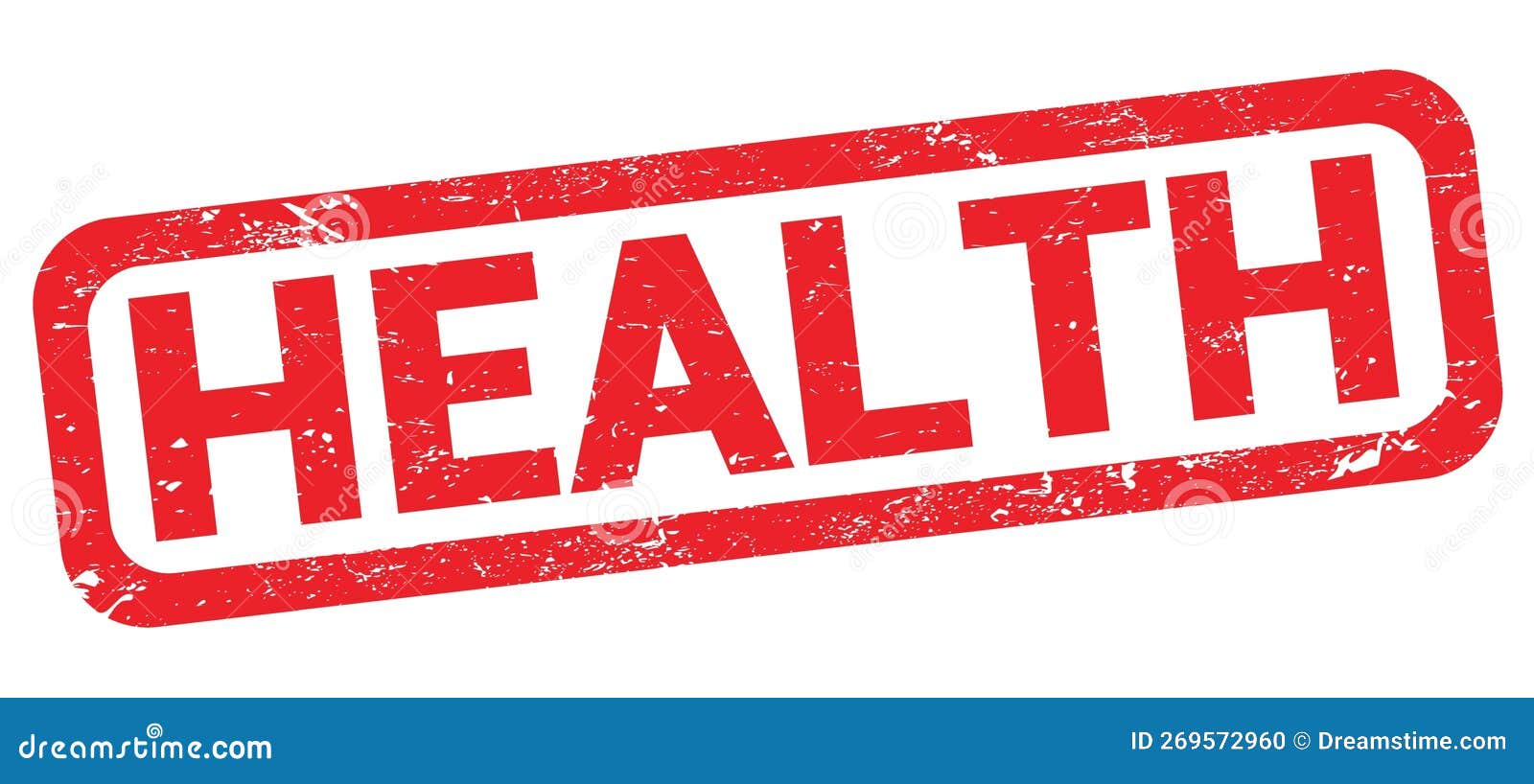 HEALTH Text Written on Red Rectangle Stamp Stock Photo - Image of seal ...