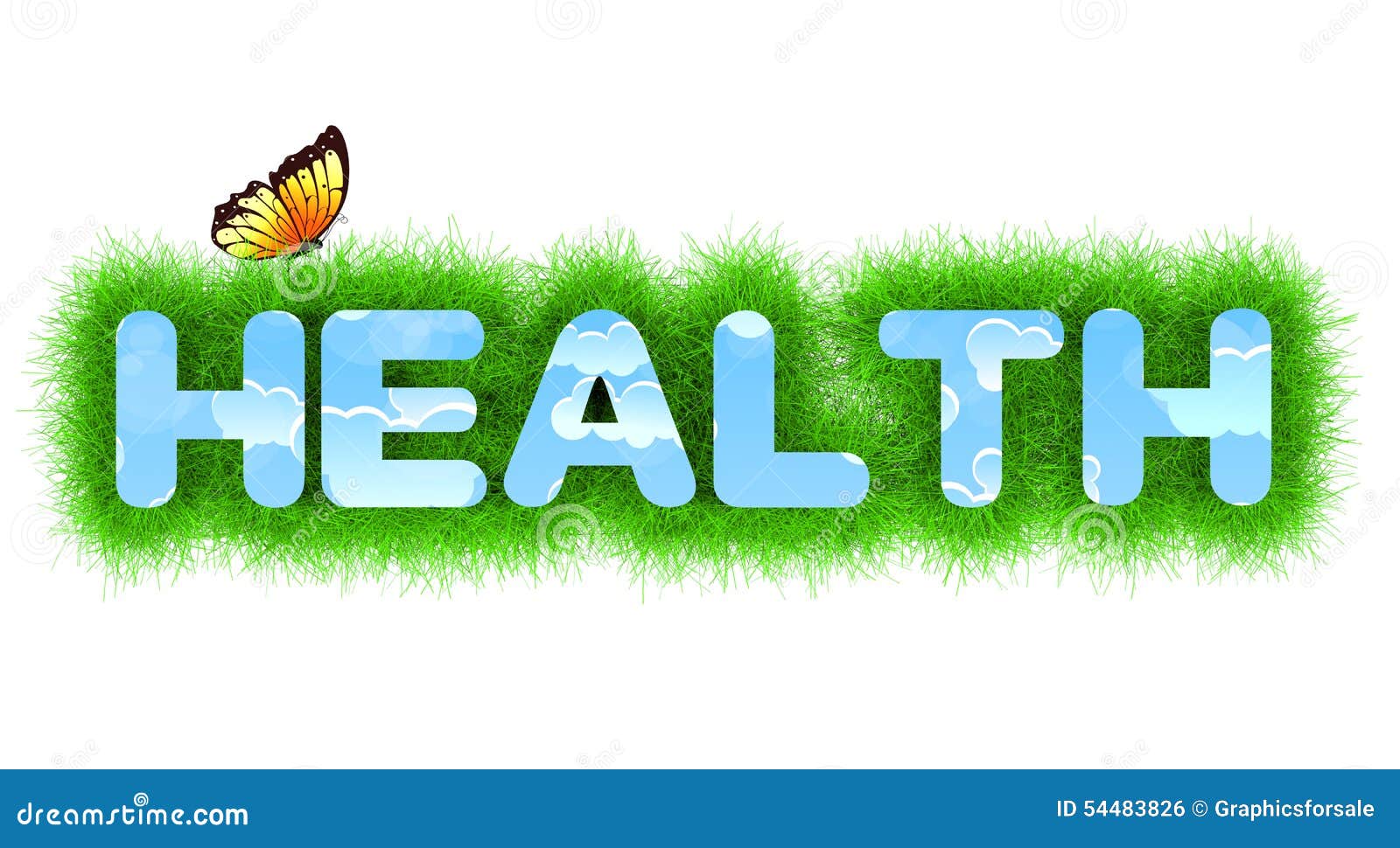 Health title stock illustration. Illustration of text - 54483826