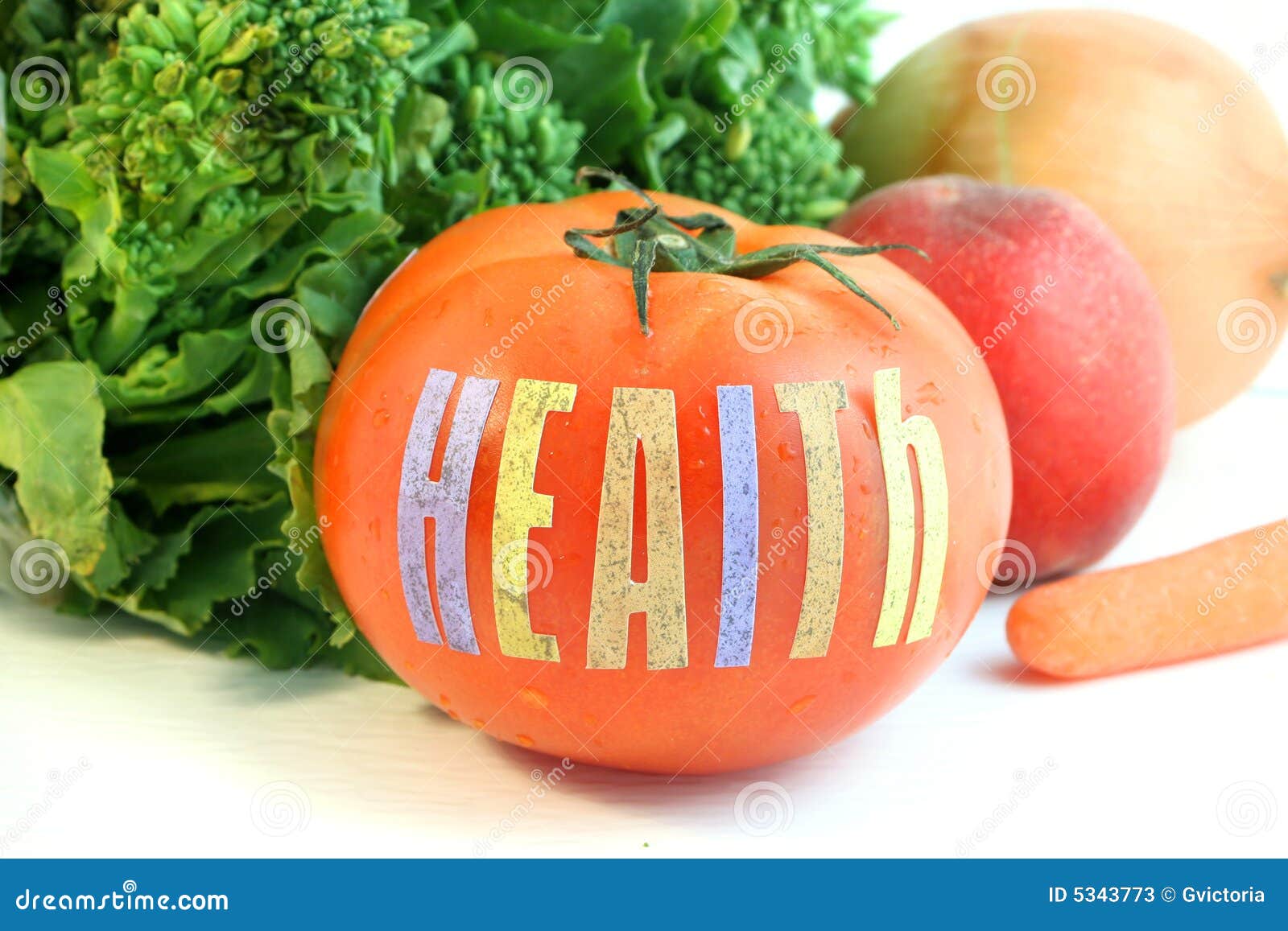Health tomato stock image. Image of healthy, green, rappini - 5343773