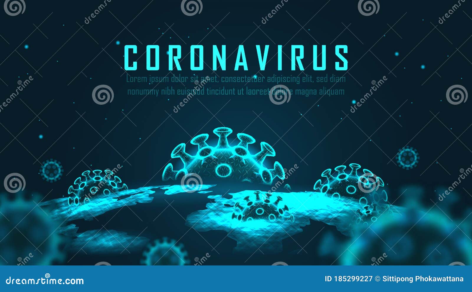 Virus Pandemic Outbreak Across the World Stock Vector - Illustration of ...