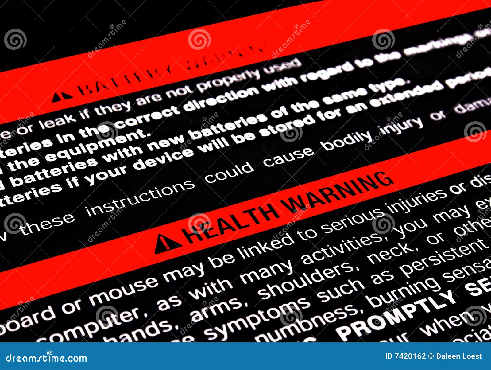 Health warning stock photo. Image of closeup, advice, warning - 7420162