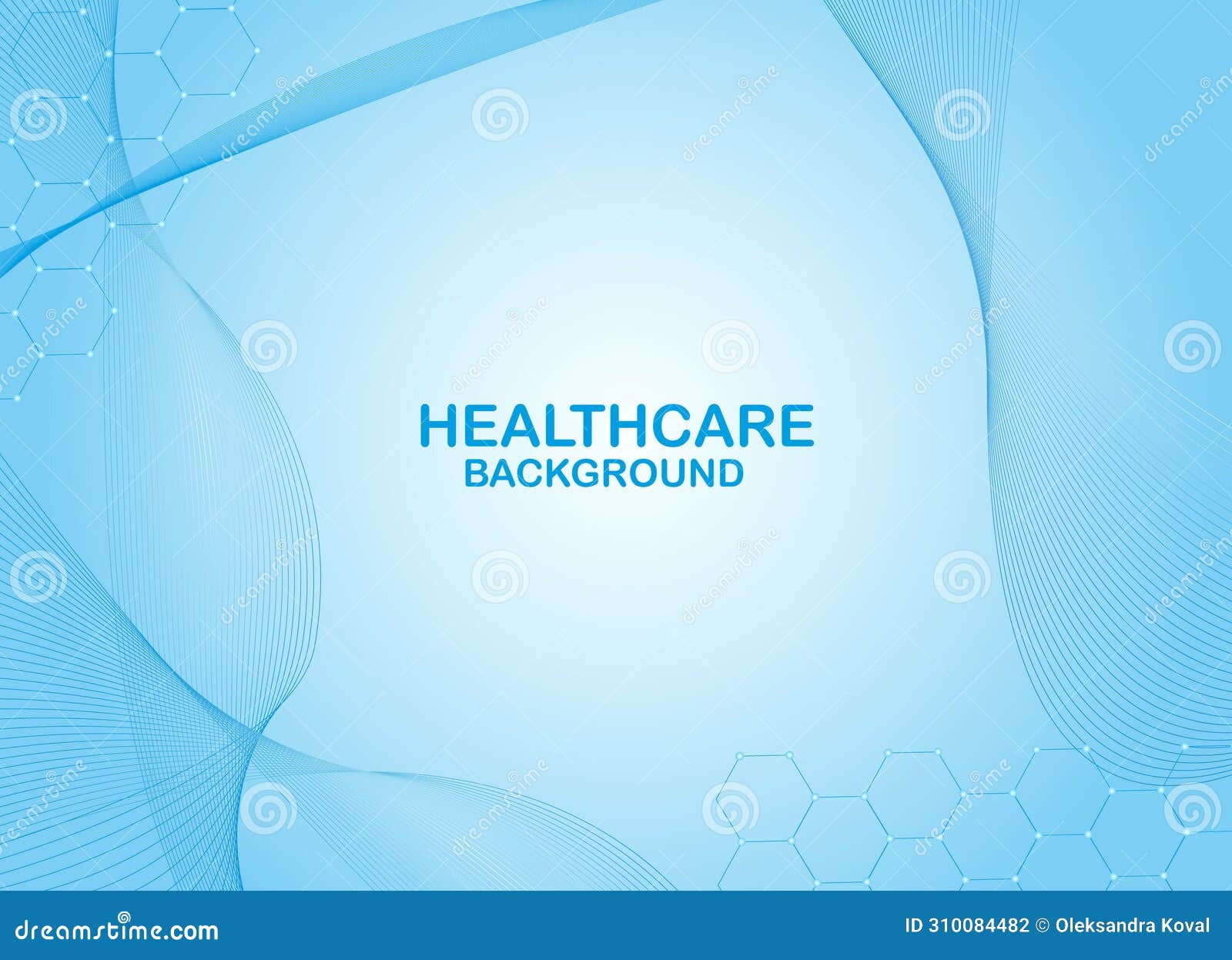 Healthcare Blue Background Vector Stock Vector - Illustration of text ...