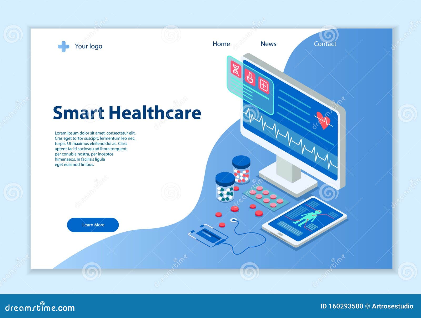 Healthcare Concept, 3D Isometric Vector Illustration Stock Vector ... Healthcare Concept, 3D Isometric Vector Illustration Stock Vector ...