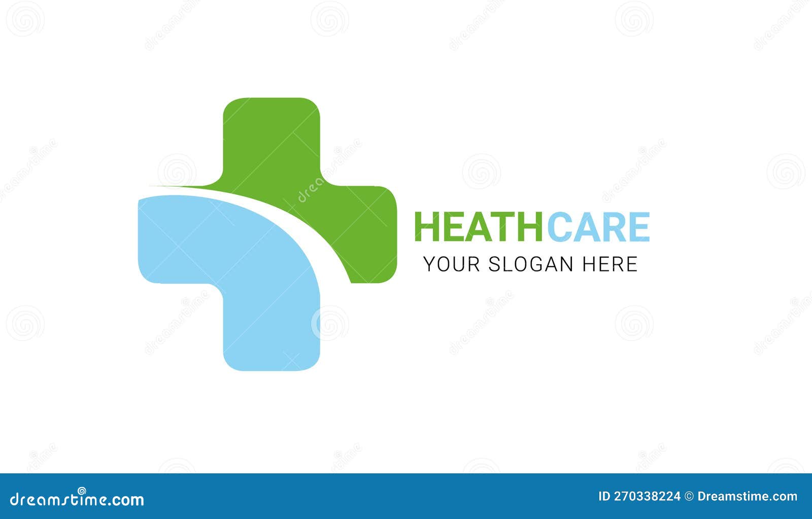 Healthcare Logo with Plus Sign, with Light and Dark Variations Logo ...