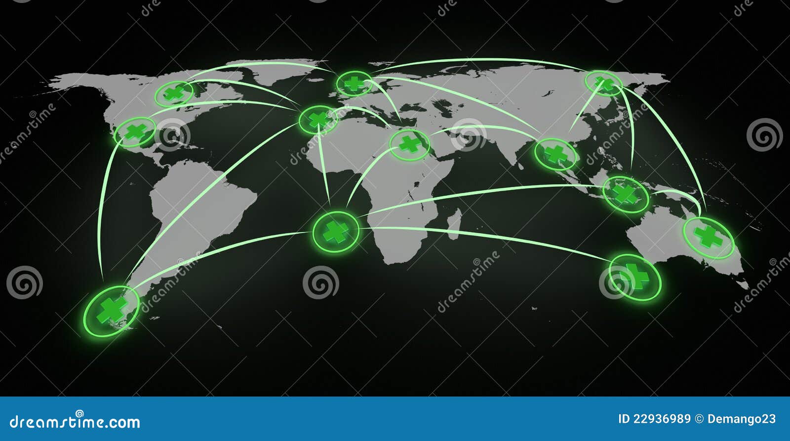 Healthcare network stock illustration. Illustration of medical - 22936989