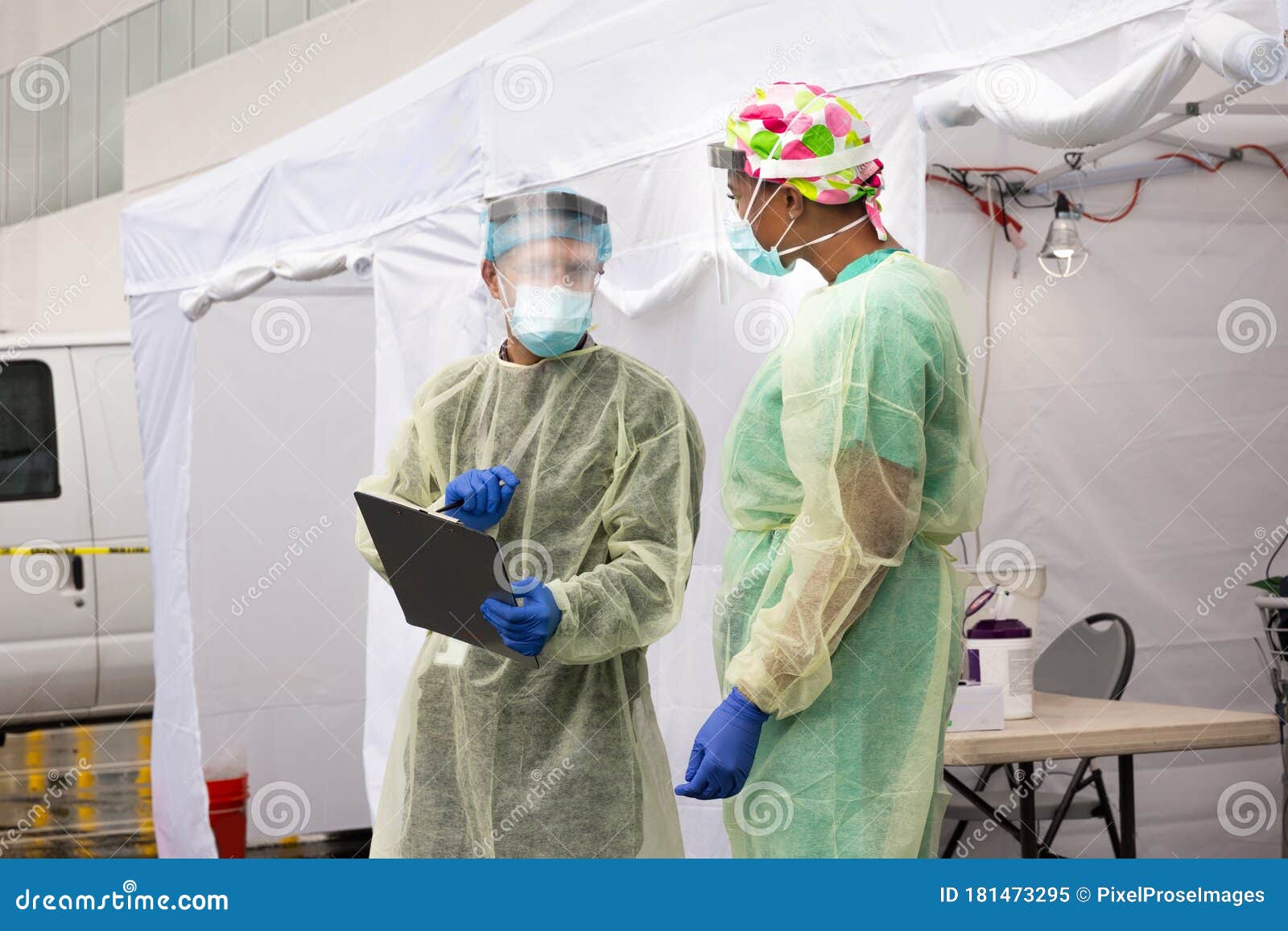 Frontline Epidemic Medical Providers in Protective Gear Caring for ... Frontline Epidemic Medical Providers in Protective Gear Caring for ...