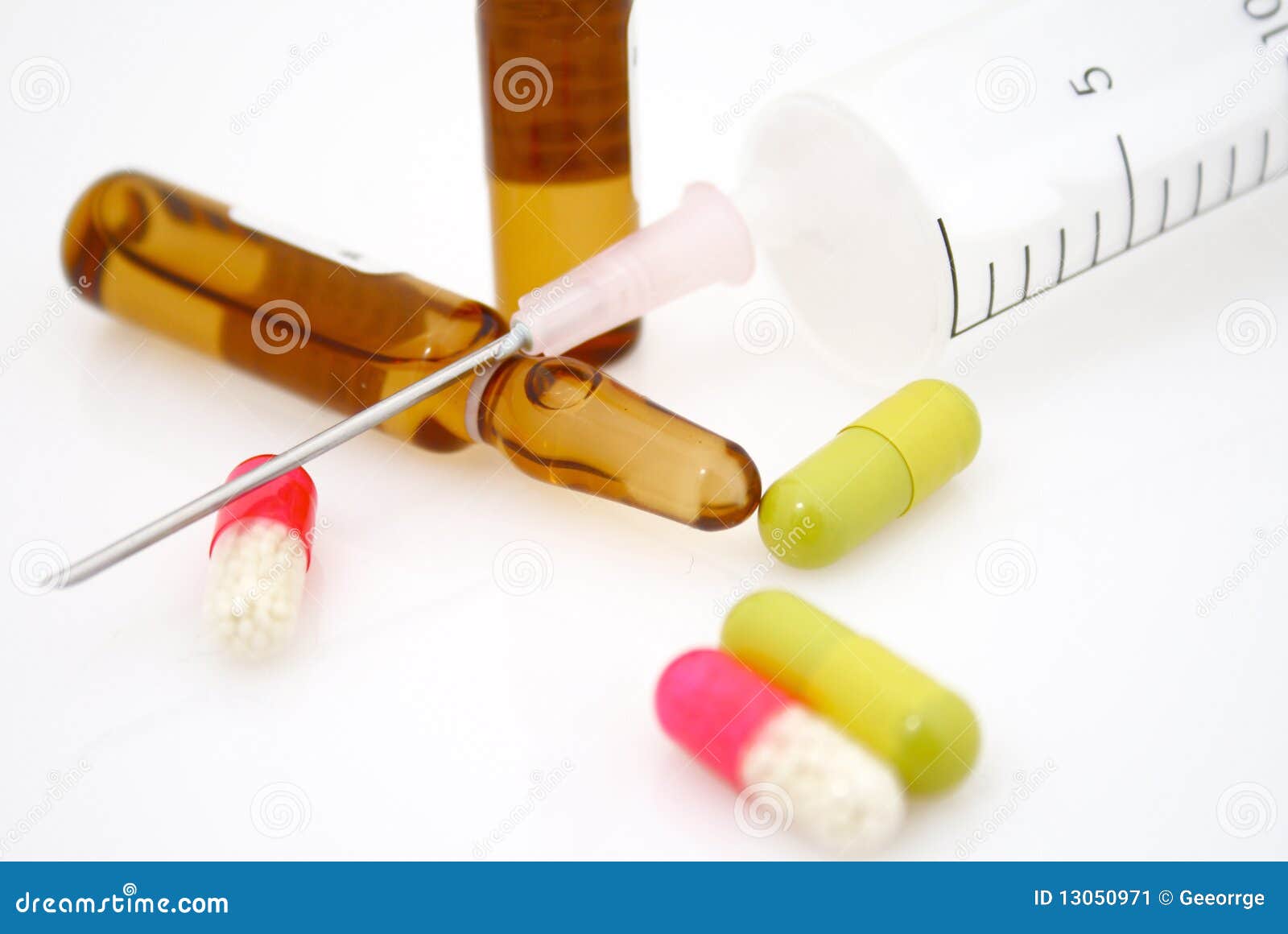 Healthcare Tools and Medicaments Stock Image - Image of cure, capsule ...