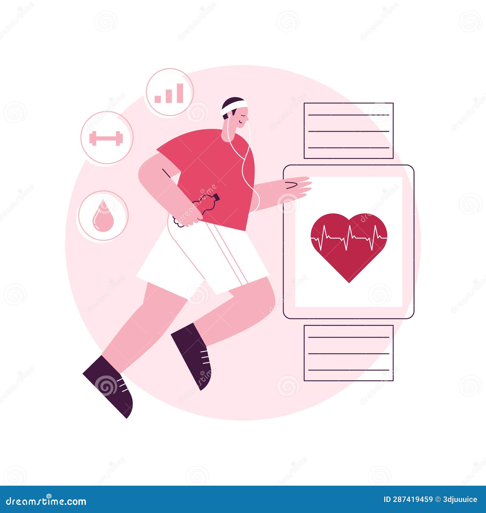 Healthcare Trackers Wearables and Sensors Abstract Concept Vector ... Healthcare Trackers Wearables and Sensors Abstract Concept Vector ...