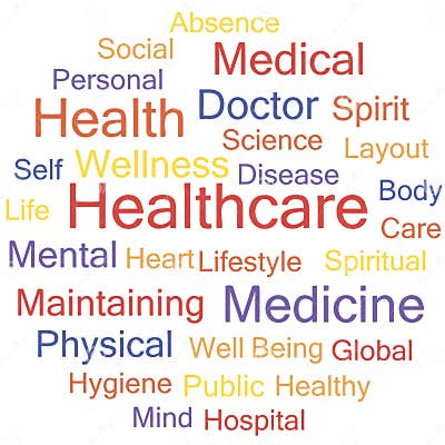 Healthcare stock vector. Illustration of keywords, artwork - 42140428