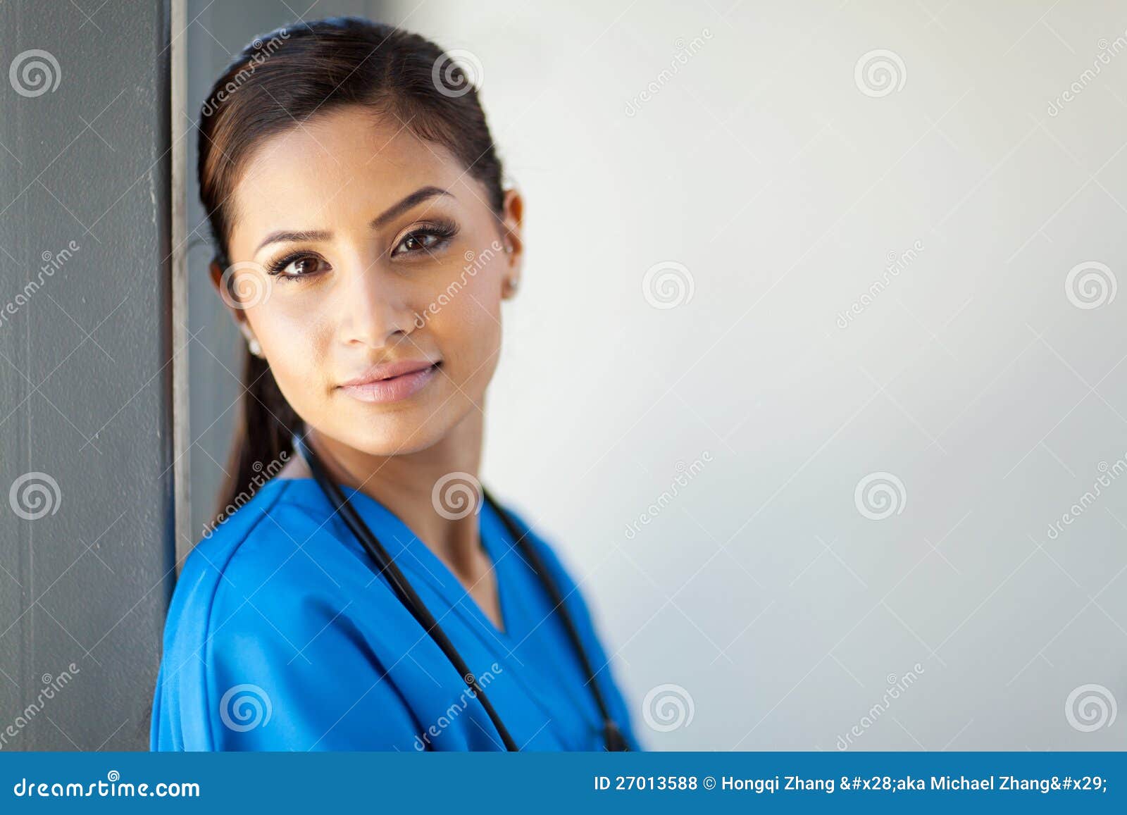 Healthcare worker closeup stock photo. Image of female - 27013588