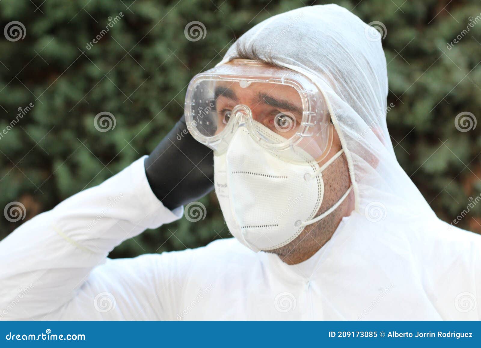 Healthcare Worker Feeling Intense Stress Stock Image - Image of ...