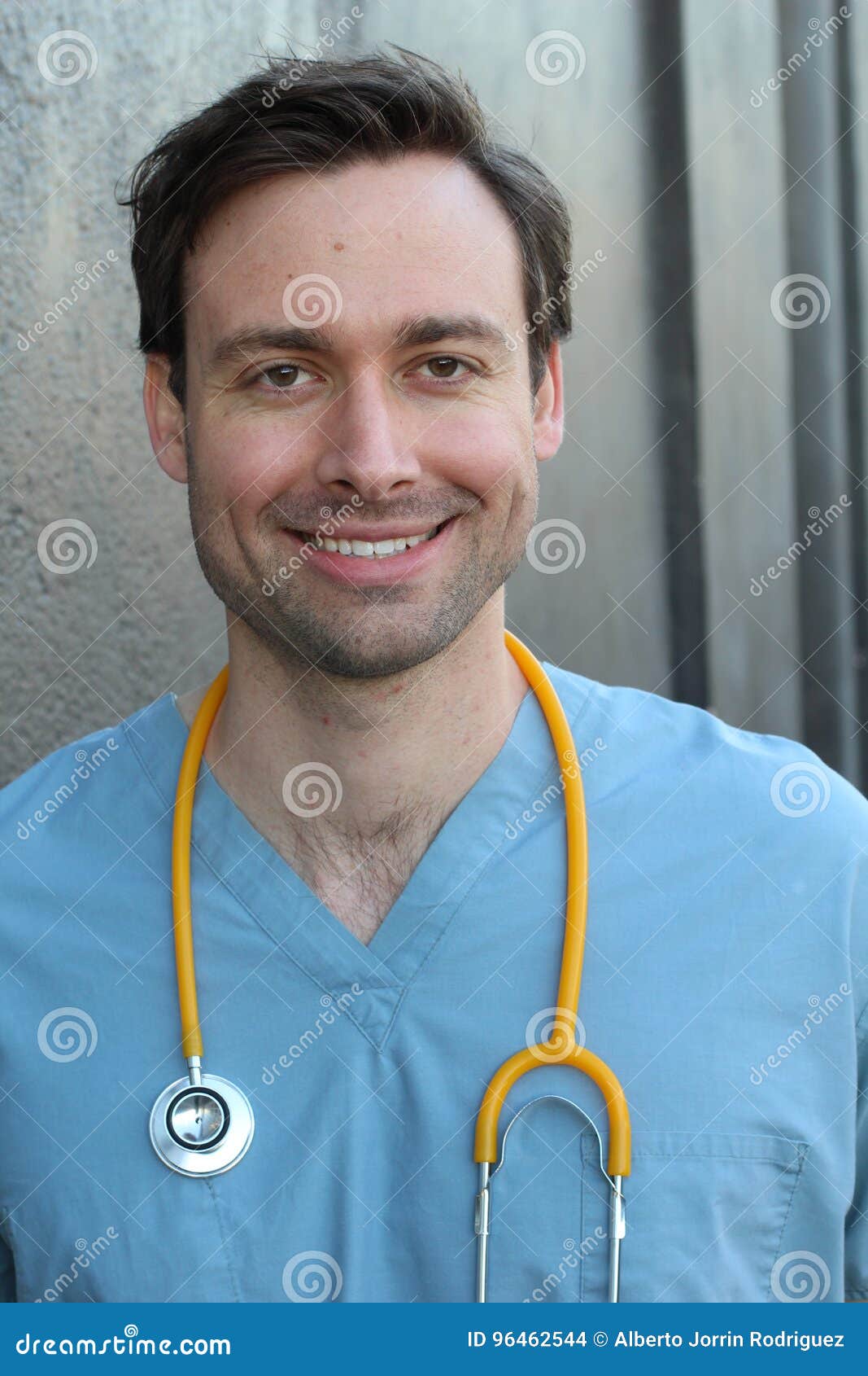 Healthcare Worker Smiling Close Up Stock Photo - Image of isolated ...