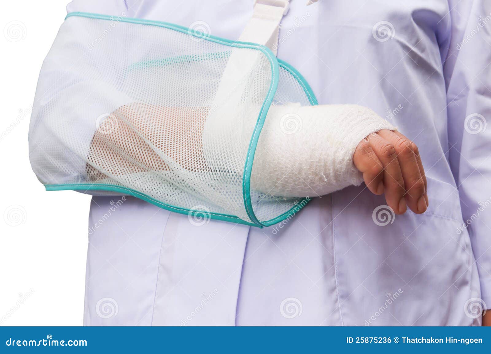 Healthcare Wounded Hand and Bandages Stock Photo - Image of fingers ...