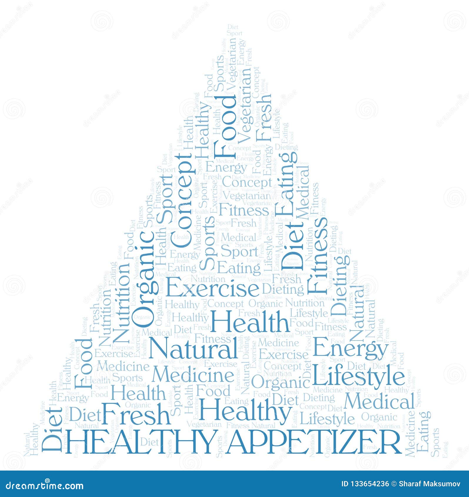 Healthy Appetizer Word Cloud Stock Illustration - Illustration of ...