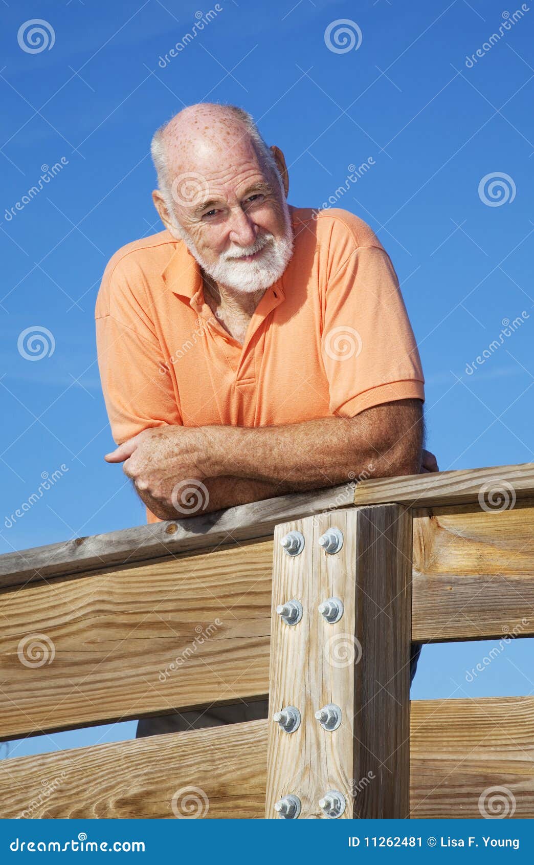 Healthy Attractive Senior Man Stock Image - Image of summer, leisure ...