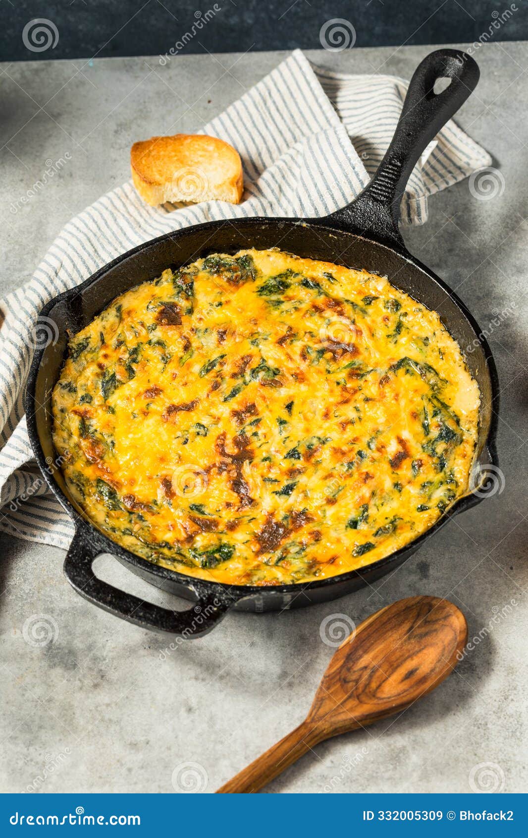 Healthy Baked Spinach Maria Dip Stock Image - Image of homemade, recipe ...