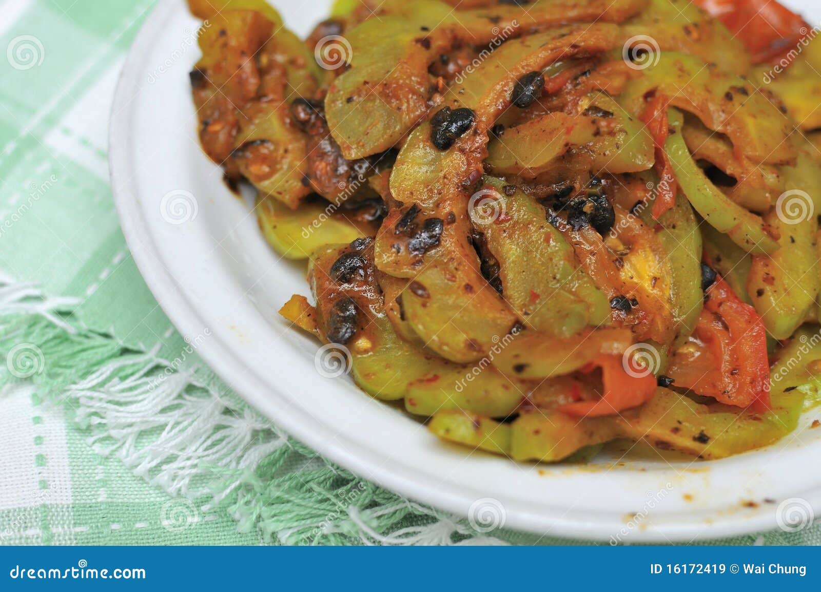Healthy Bitter Gourd Cuisine Stock Image - Image of diet, delicacy ...