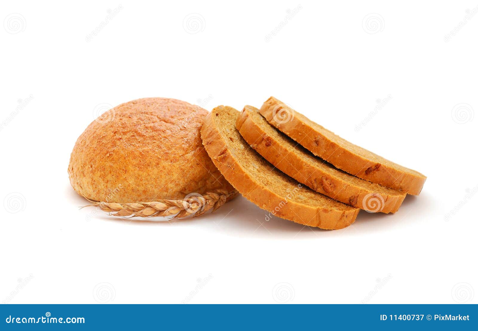 Healthy Bread stock image. Image of white, shadow, nutrition - 11400737