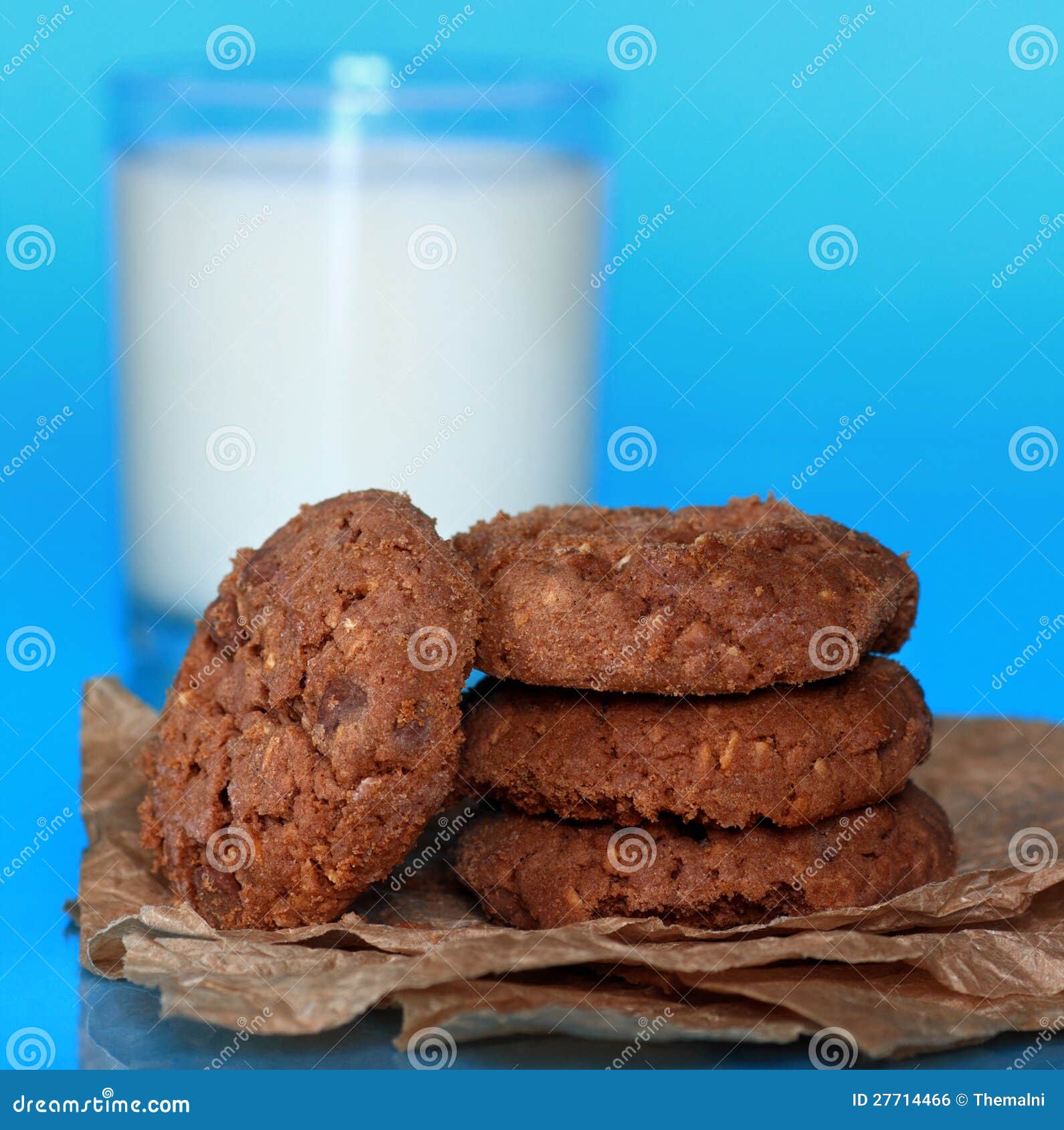 Healthy break stock photo. Image of biscuits, milk, snack - 27714466