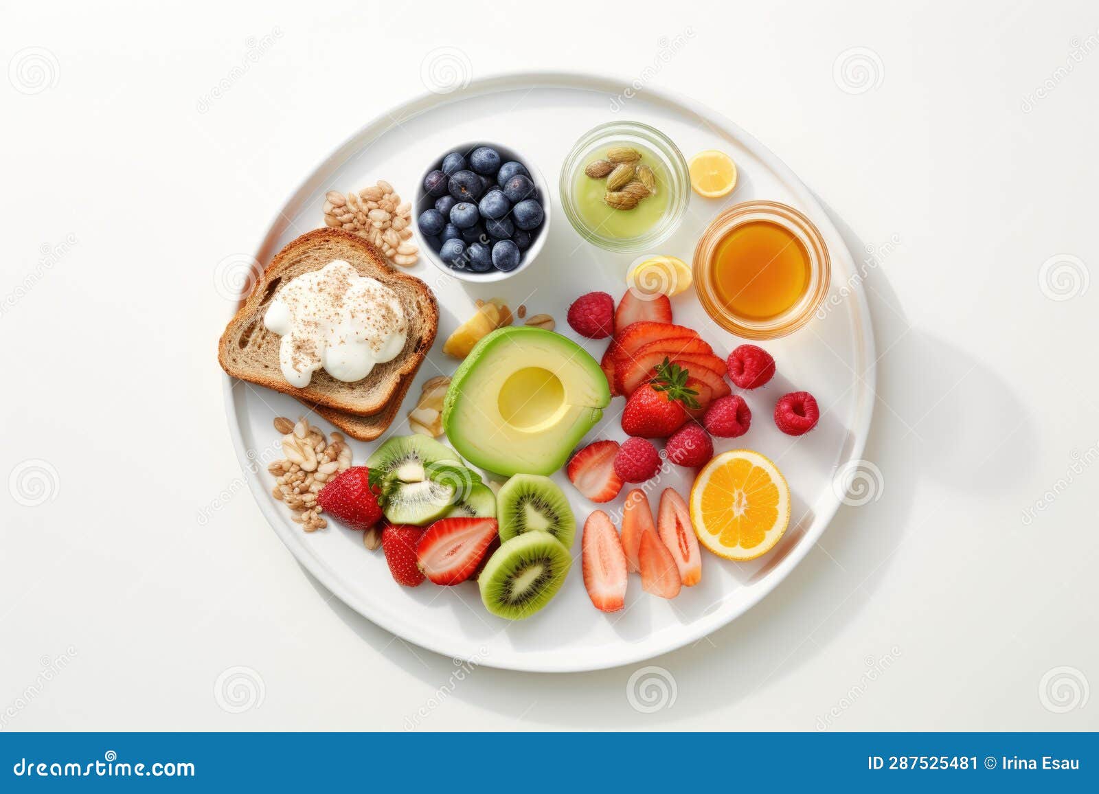 Healthy Breakfast. the Concept of Clean Proper Nutrition Stock ...