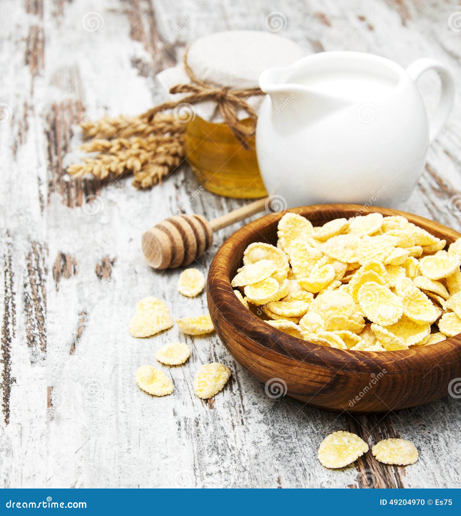Healthy breakfast stock photo. Image of nuts, bowl, health - 49204970