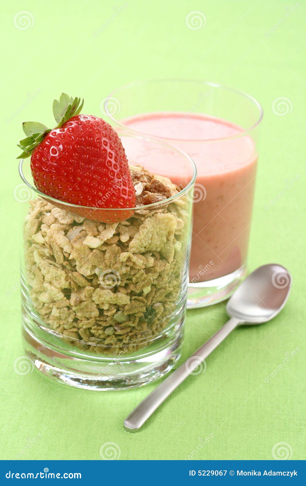 Healthy breakfast - musli stock image. Image of spoon - 5229067