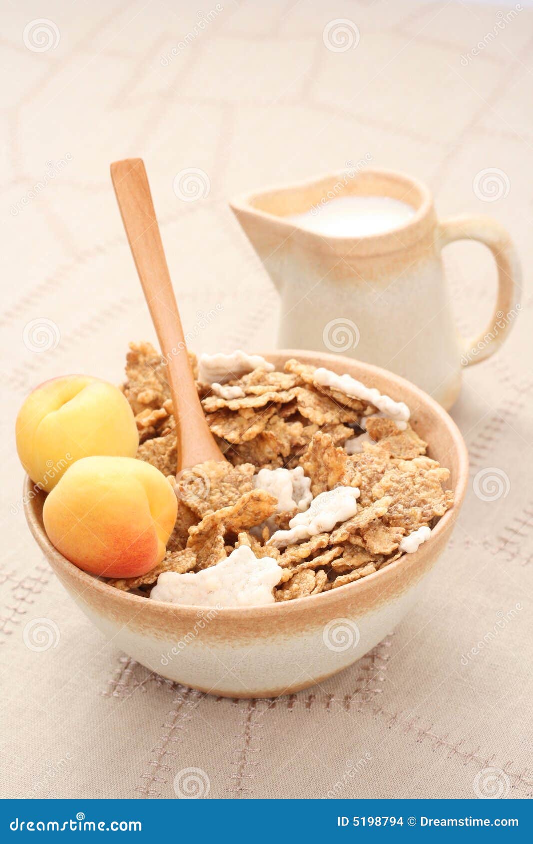 Healthy Breakfast - Musli and Fruits Stock Photo - Image of dietary ...