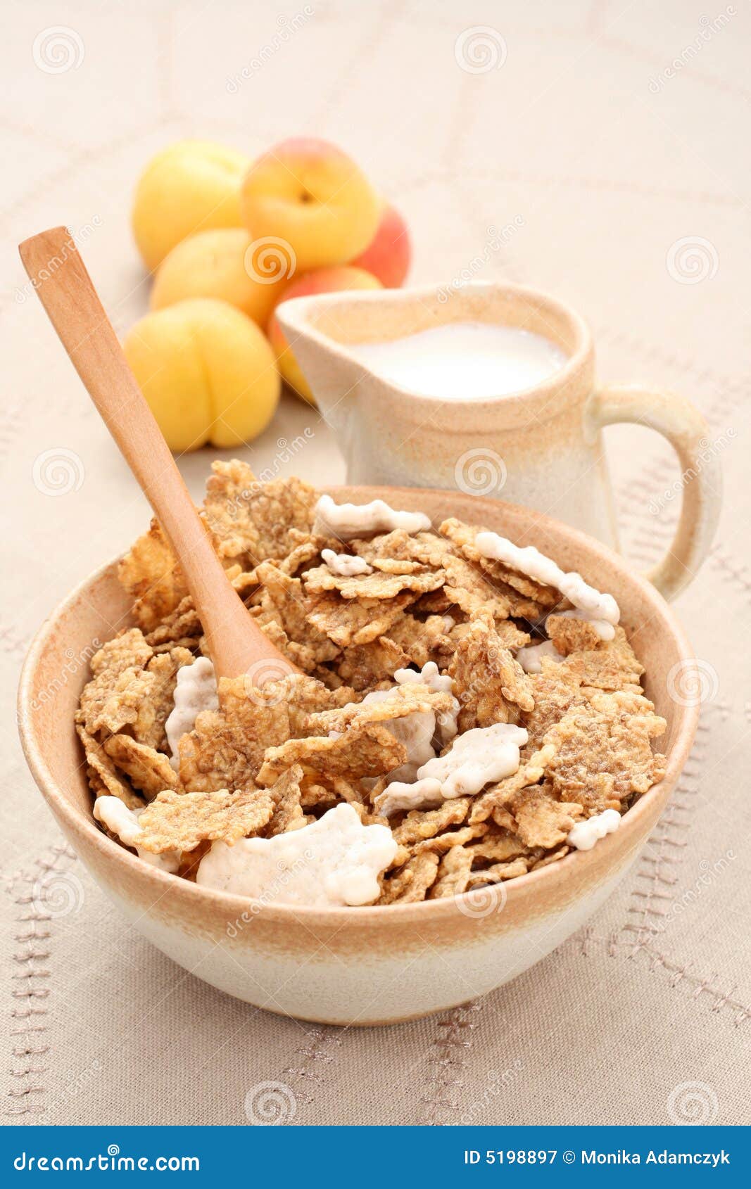 Healthy Breakfast - Musli and Fruits Stock Image - Image of spoon ...