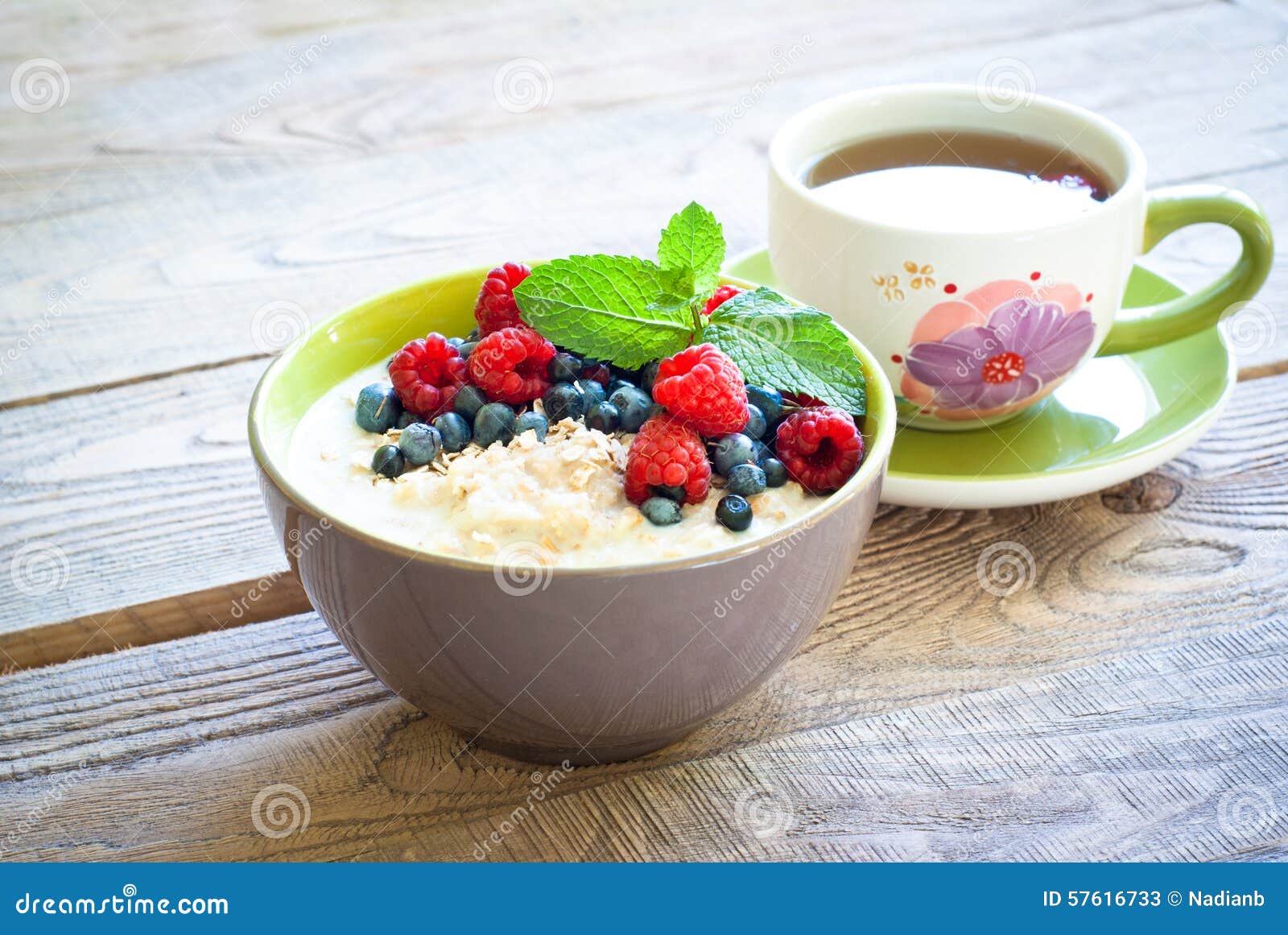 Healthy Breakfast. Color Palette Swatches Royalty-Free Stock Image ...