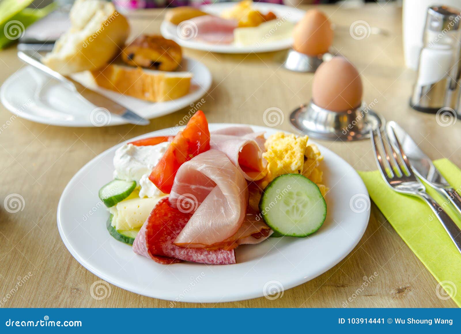 Healthy Breakfast, Western Breakfast, Stock Image - Image of green ...