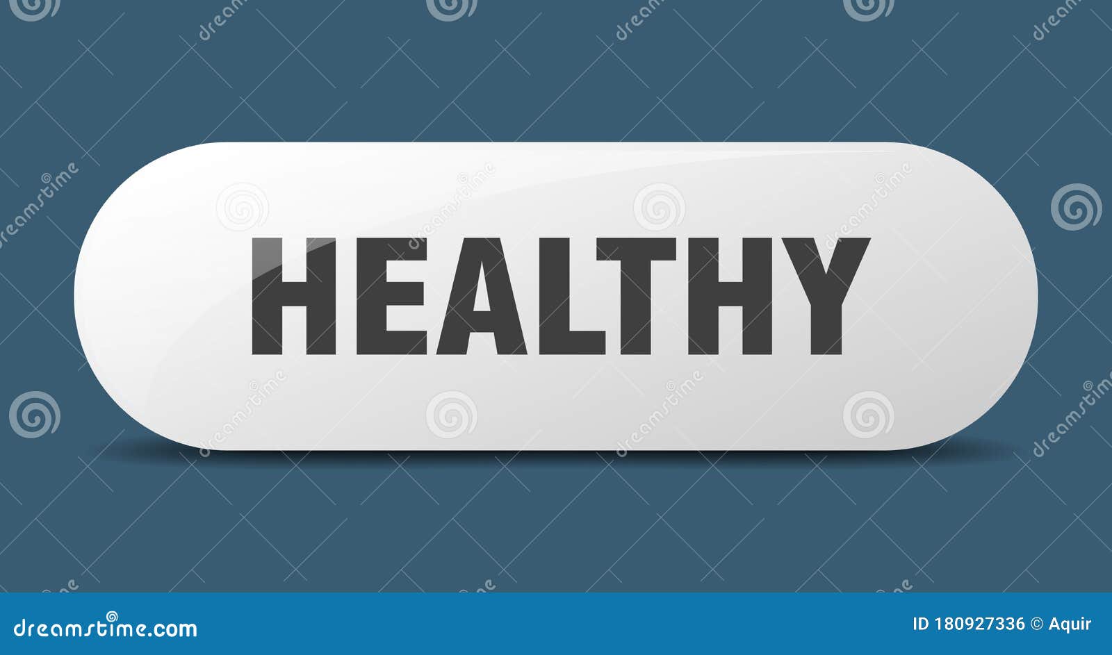 Healthy Button. Healthy Sign. Key. Push Button Stock Vector ...