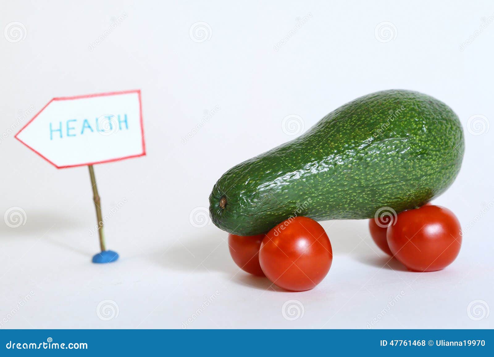 Healthy Car from Avocado and Tomatoes Stock Photo - Image of fresh ...