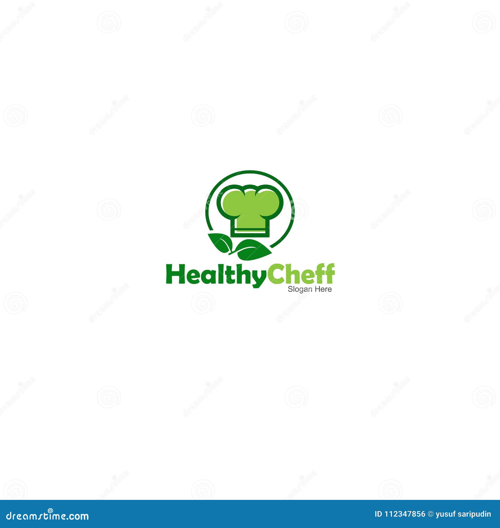 Healthy cheff stock vector. Illustration of green, cheff - 112347856