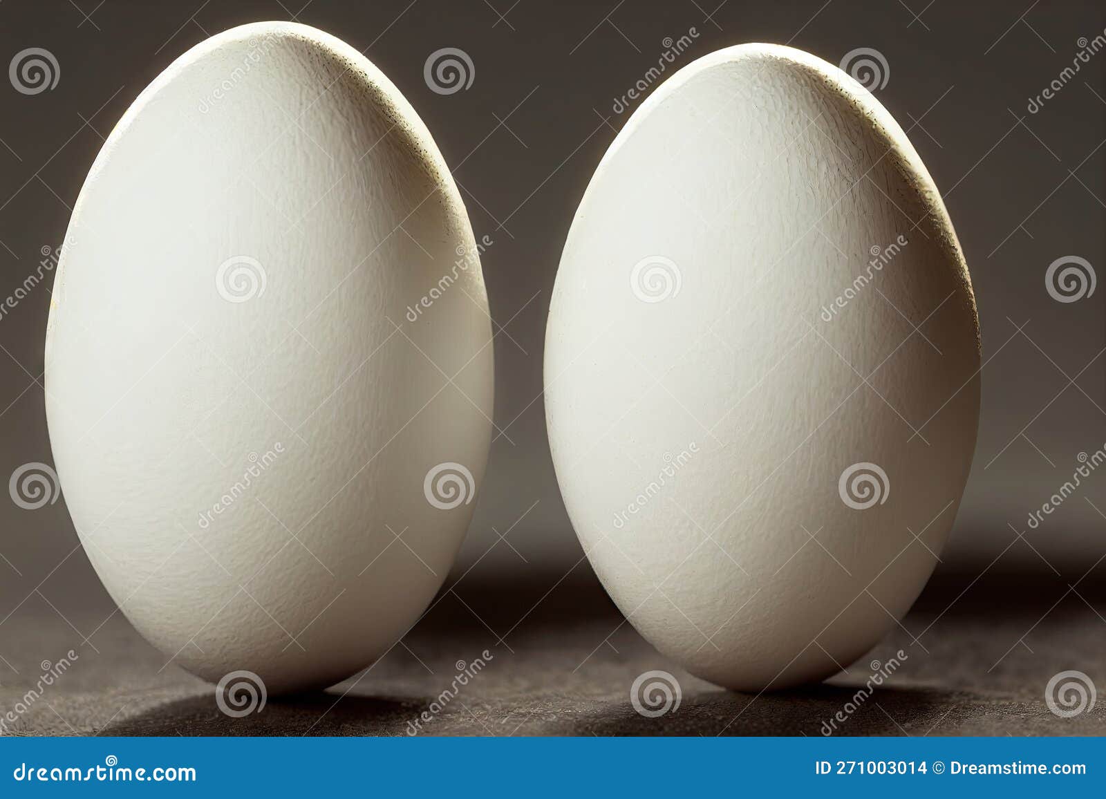 Healthy Chicken Eggs with Light Smooth Shell Stock Photo - Image of ...