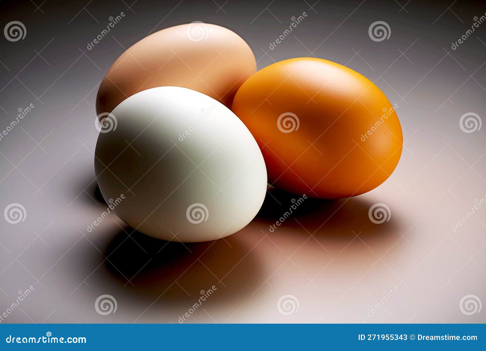 Healthy Chicken Eggs with Light Smooth Shell Stock Image - Image of ...