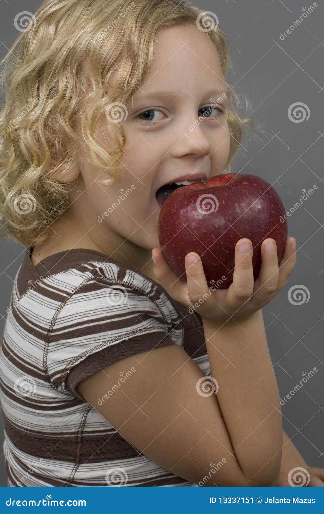 Healthy child stock image. Image of smiling, eating, black - 13337151
