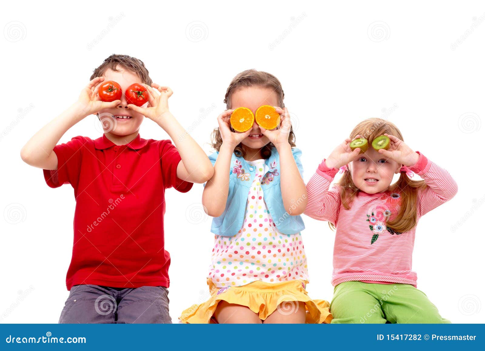 Healthy children stock photo. Image of handsome, food - 15417282