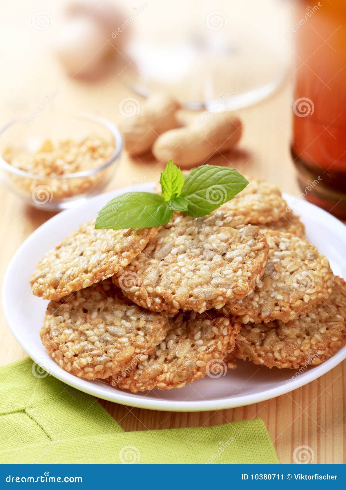 Healthy cookies stock image. Image of nutrition, vegetarian - 10380711